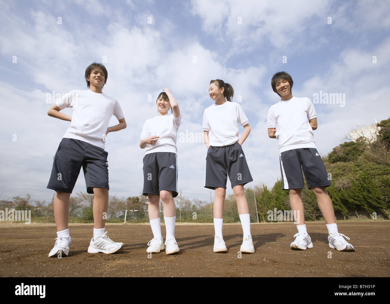 Physical Education Class Stock Photo - Alamy