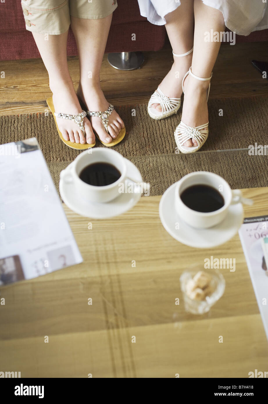Women having coffee break Stock Photo - Alamy