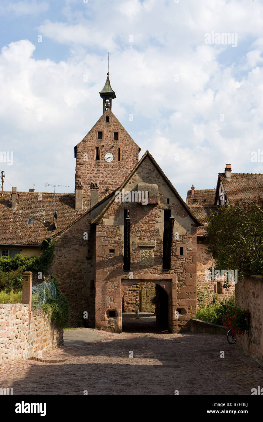 Town gate of the medieval town Stock Photo - Alamy