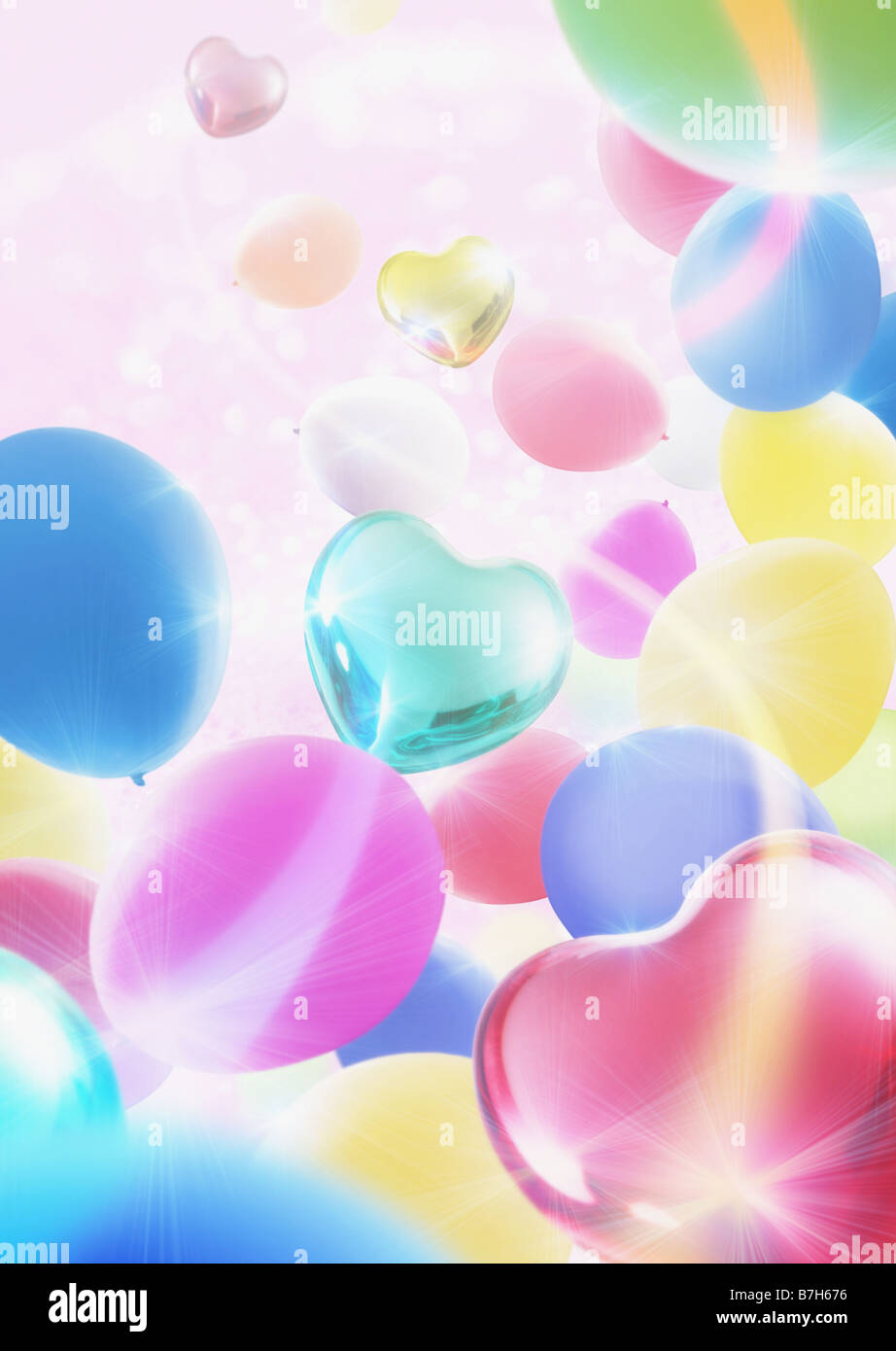 Various Shapes of Balloon Stock Photo - Alamy