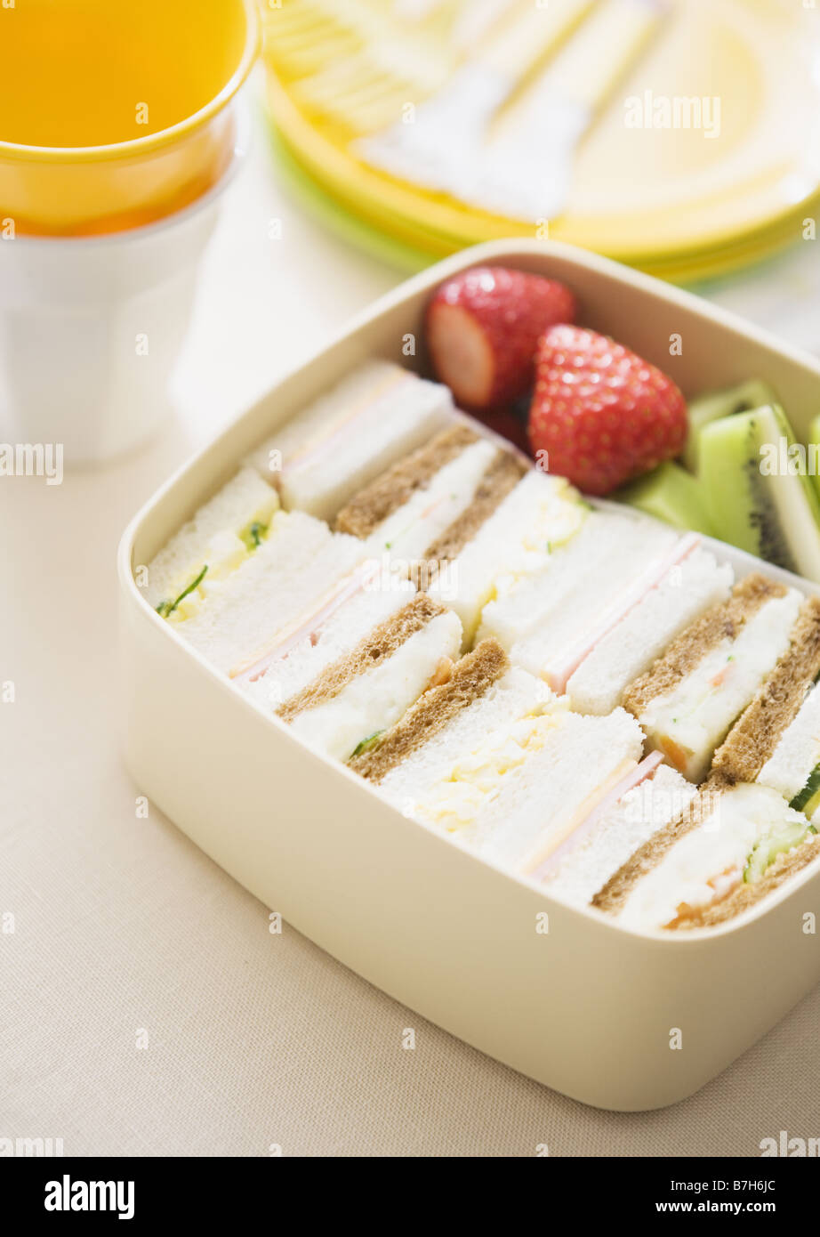 Lunch box egg sandwiches hi-res stock photography and images - Alamy