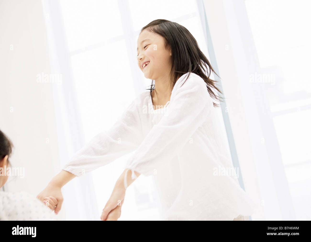 Sisters Having Fun Stock Photo - Alamy