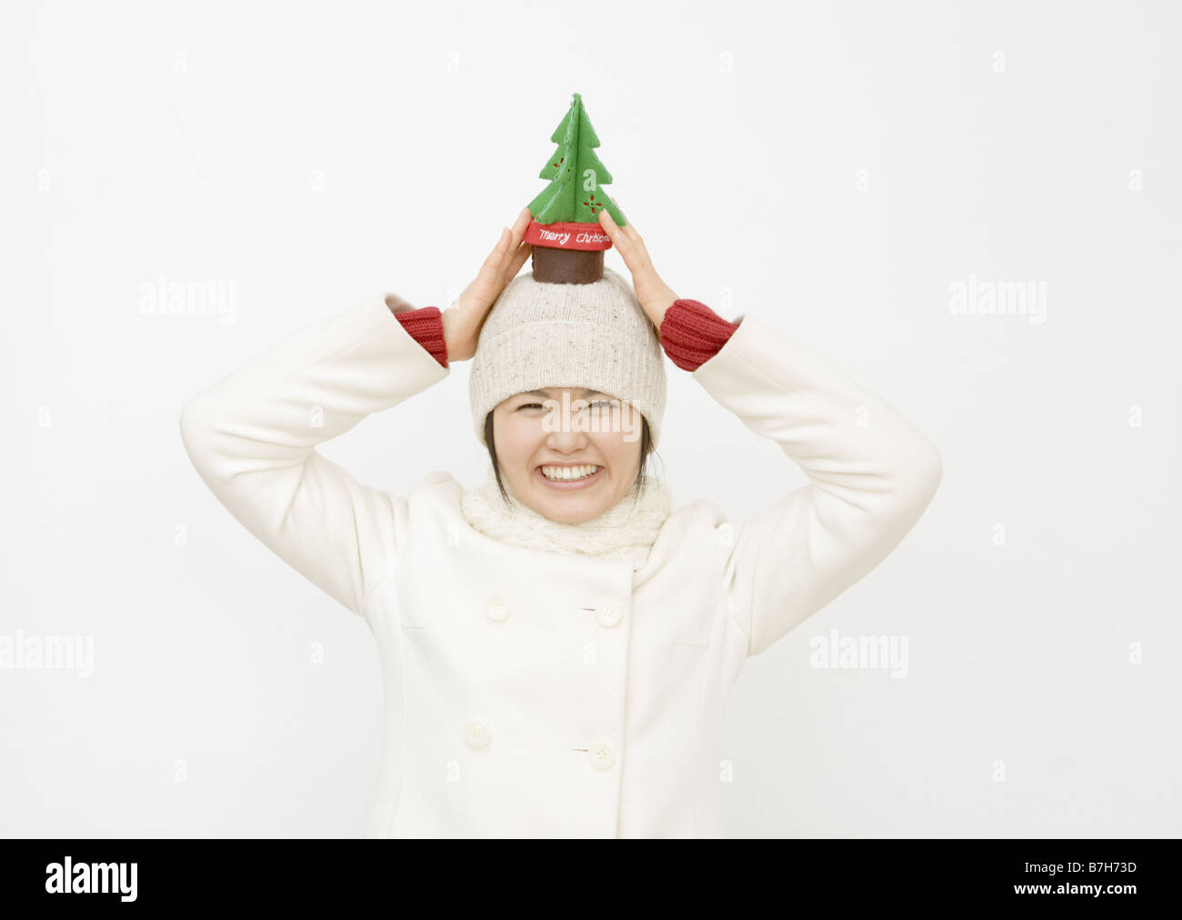 One woman christmas tree lift hi-res stock photography and images - Alamy