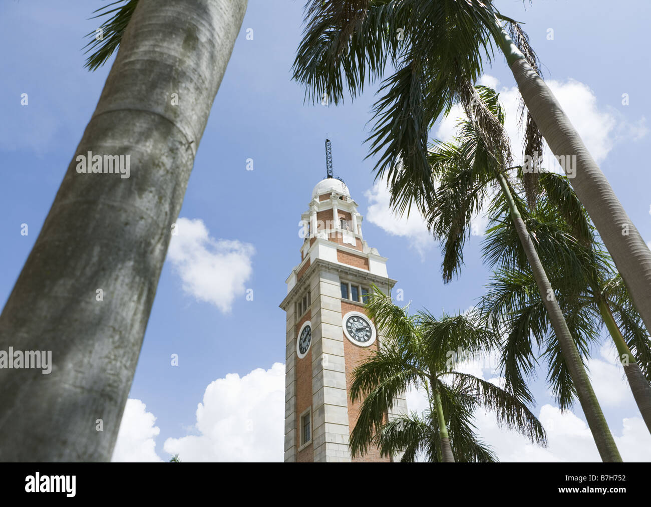 The Clock Tower in Tsim Sha Tsui Stock Photo - Alamy