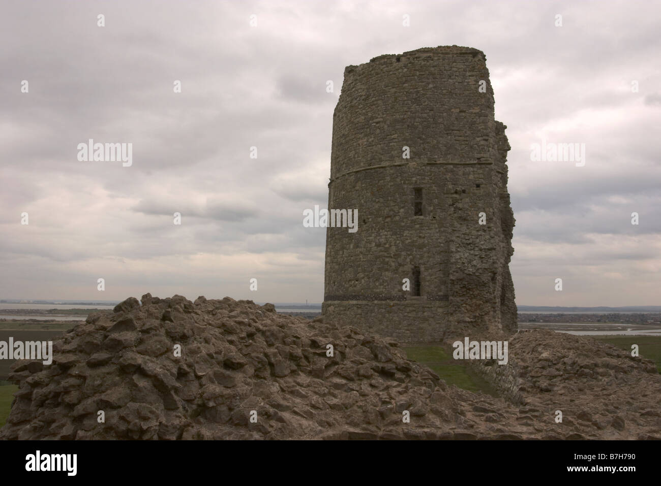 Hadleigh Castle, Hadleigh farm Park, Essex, England. Site for London ...