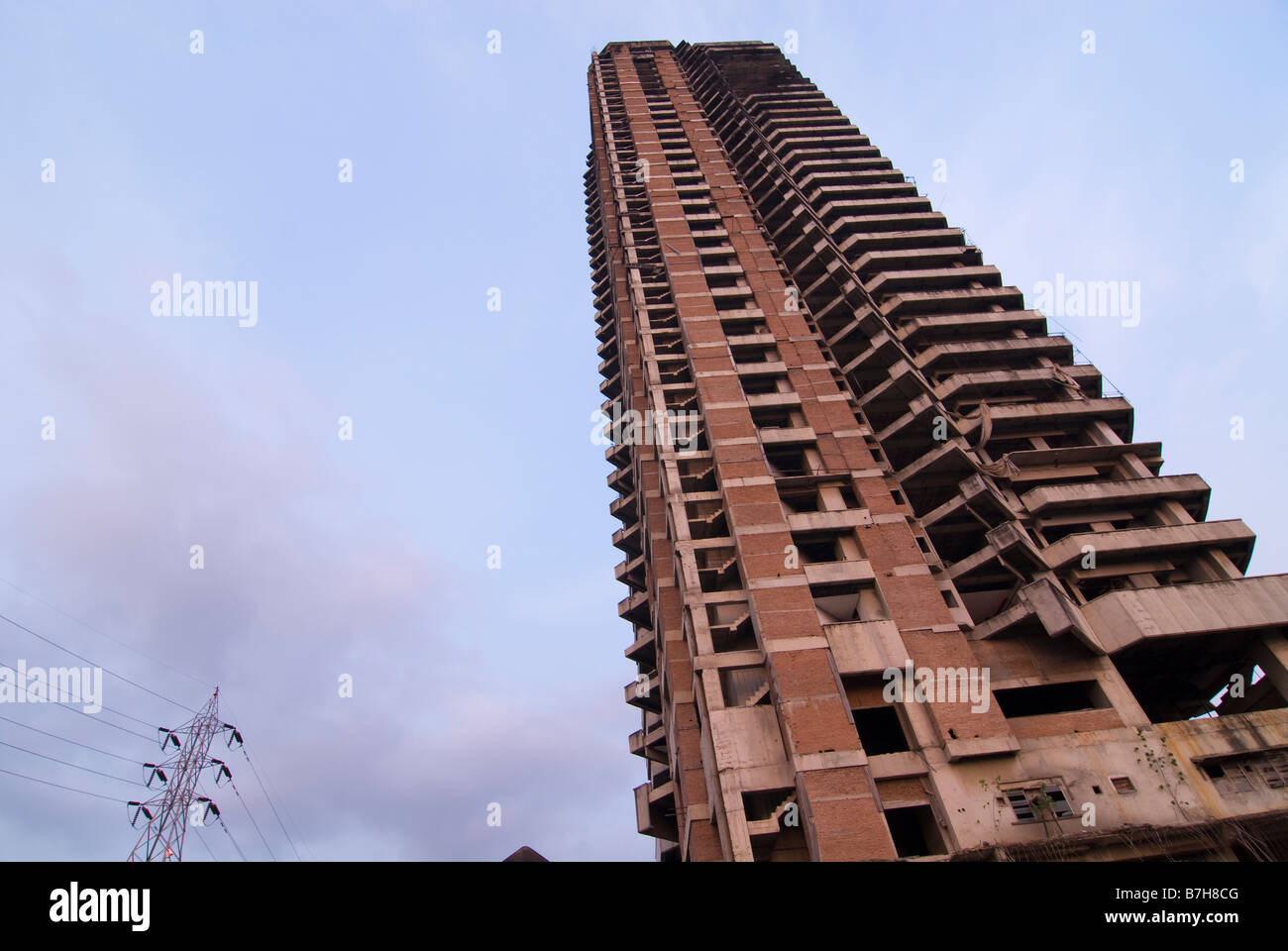 Abandoned half constructed apartment building hi-res stock photography ...
