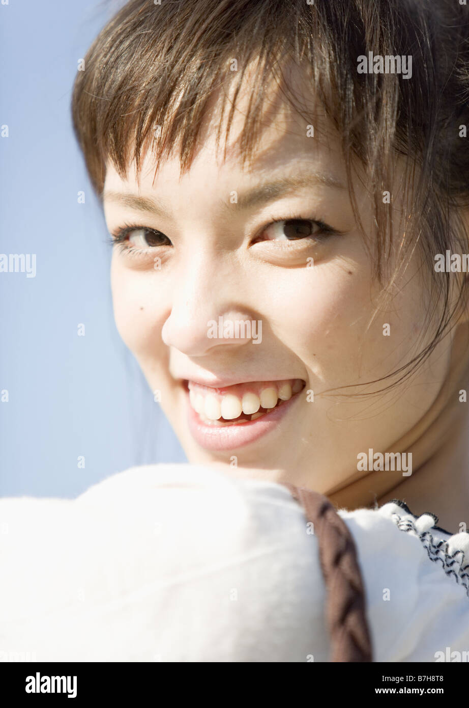 A smiling woman Stock Photo - Alamy