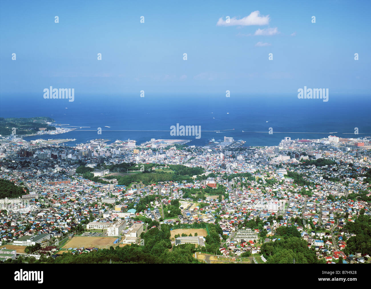 Otaru city view Stock Photo - Alamy