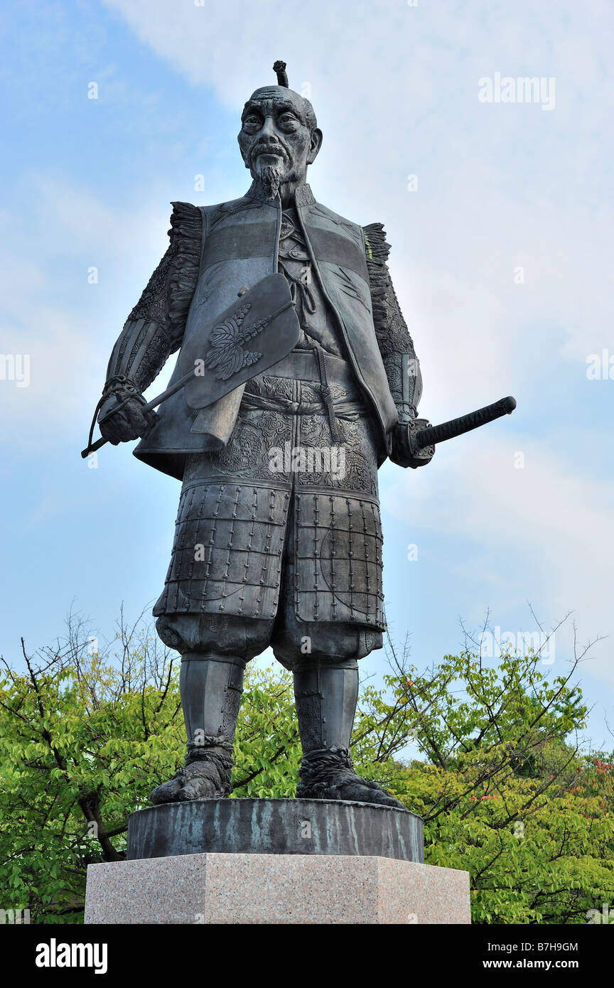Toyotomi Hideyoshi Statue Stock Photo - Alamy
