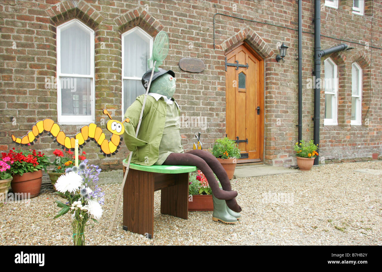 MR JEREMY FISHER MUSTON VILLAGE YORKSHIRE ENGLAND MUSTON SCARECROW ...