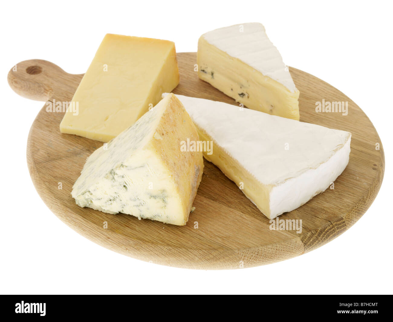Selection of Cheeses Stock Photo - Alamy