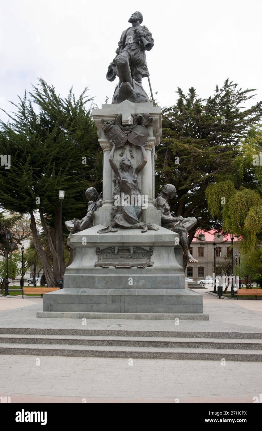 Punta arenas magellan statue hi-res stock photography and images - Alamy