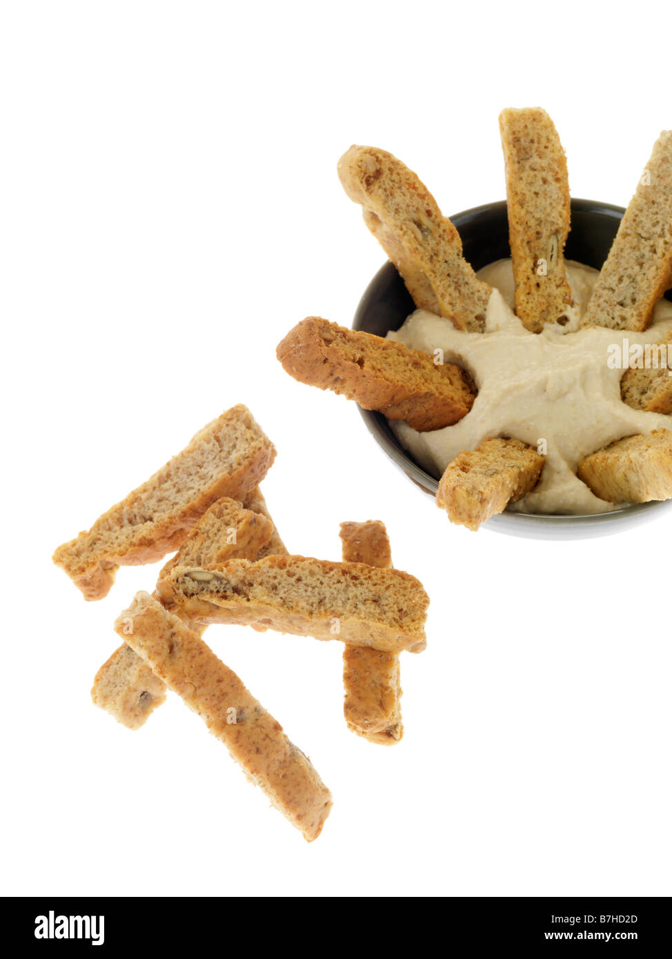 Hummus and breadsticks hi-res stock photography and images - Alamy
