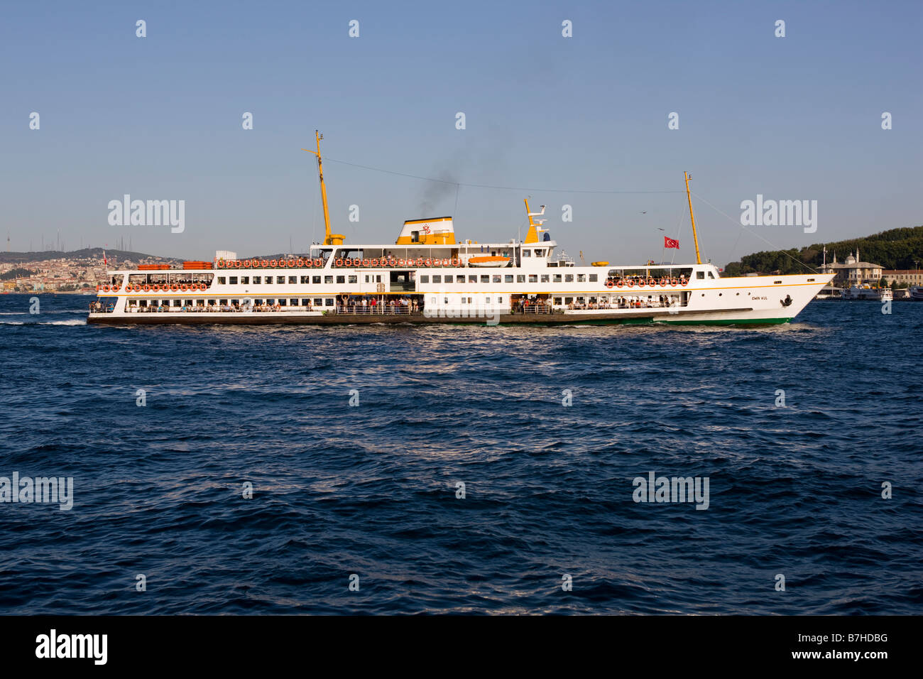 Passenger Ferry Istanbul Turkey Stock Photo - Alamy