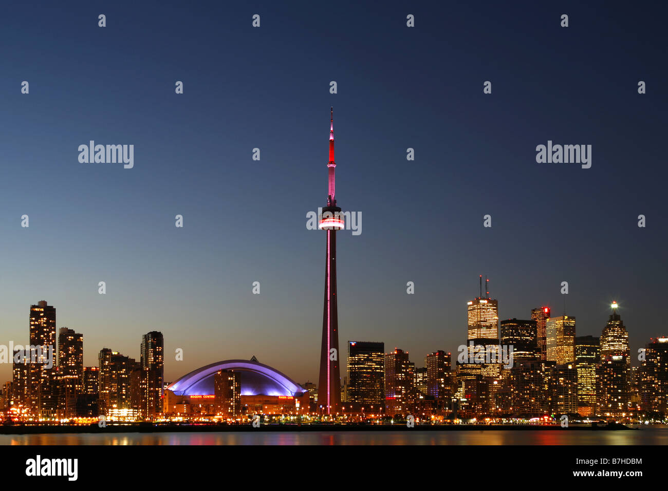 Rogers Centre, CN Tower & Downtown, Toronto, Ontario, Canada Stock ...