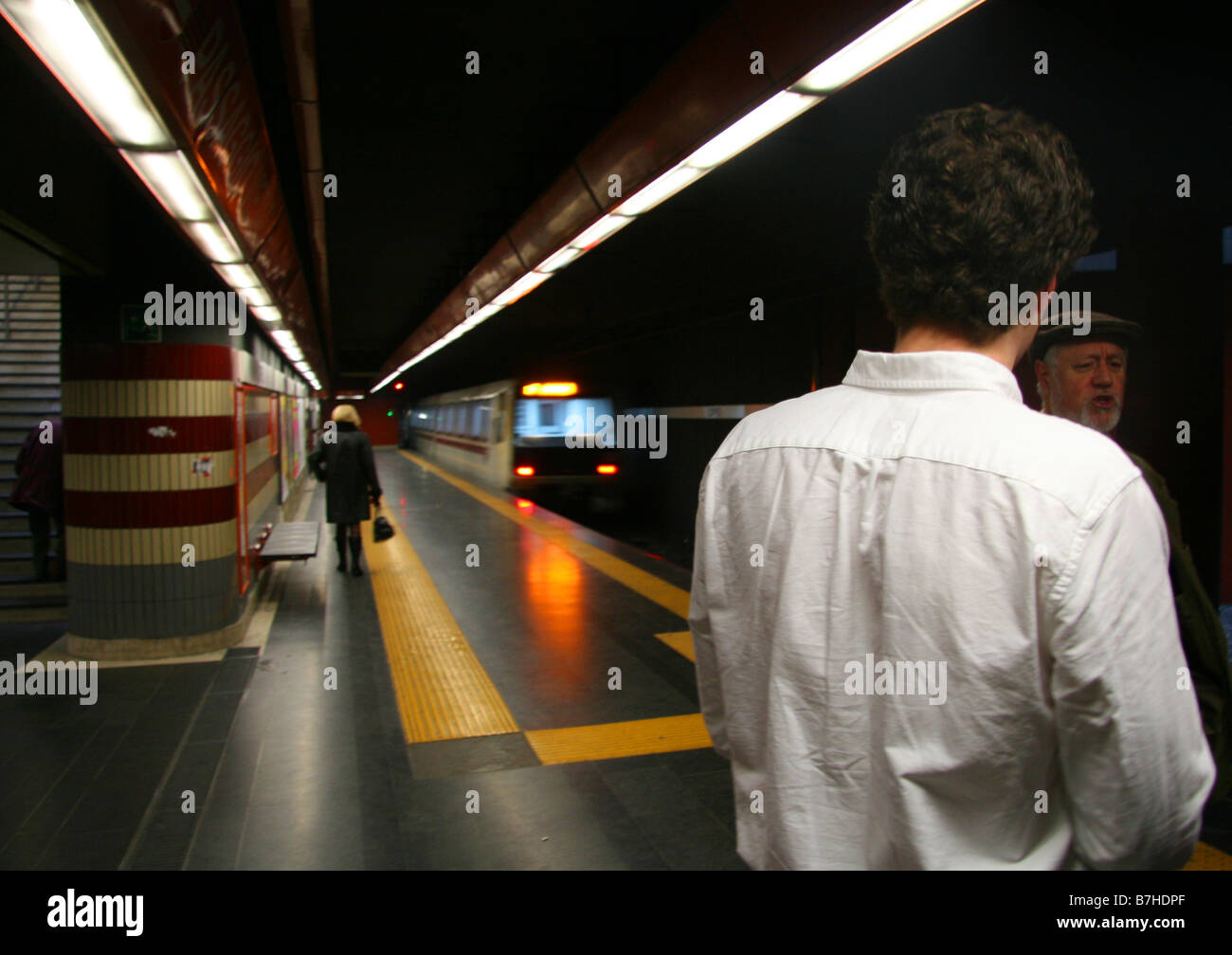Subway station rome hi-res stock photography and images - Alamy