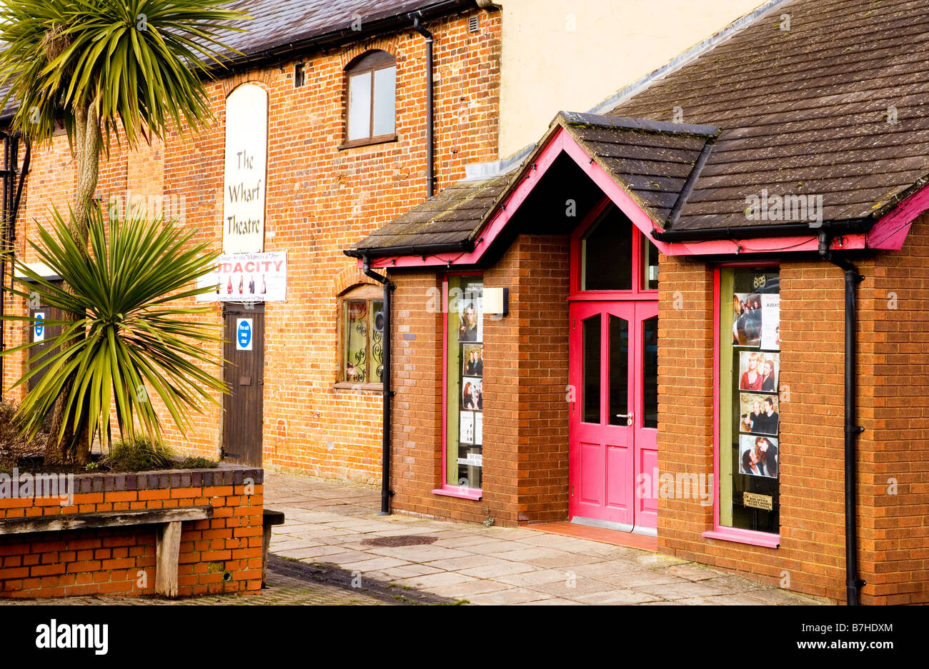The Wharf Theatre in the typical English market town of Devizes ...