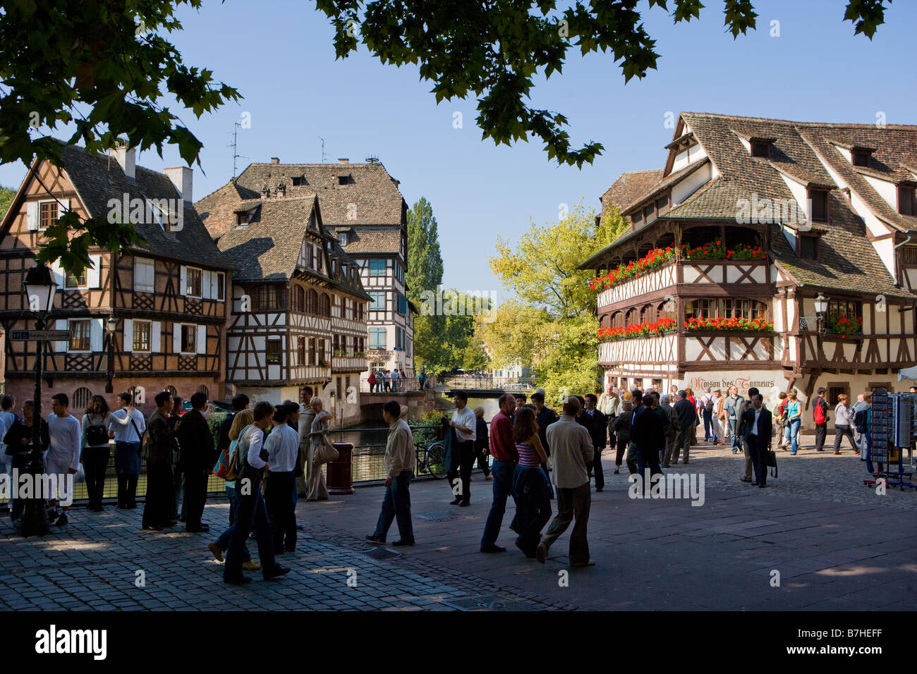The district Little France or La Petite France in the old town Stock ...