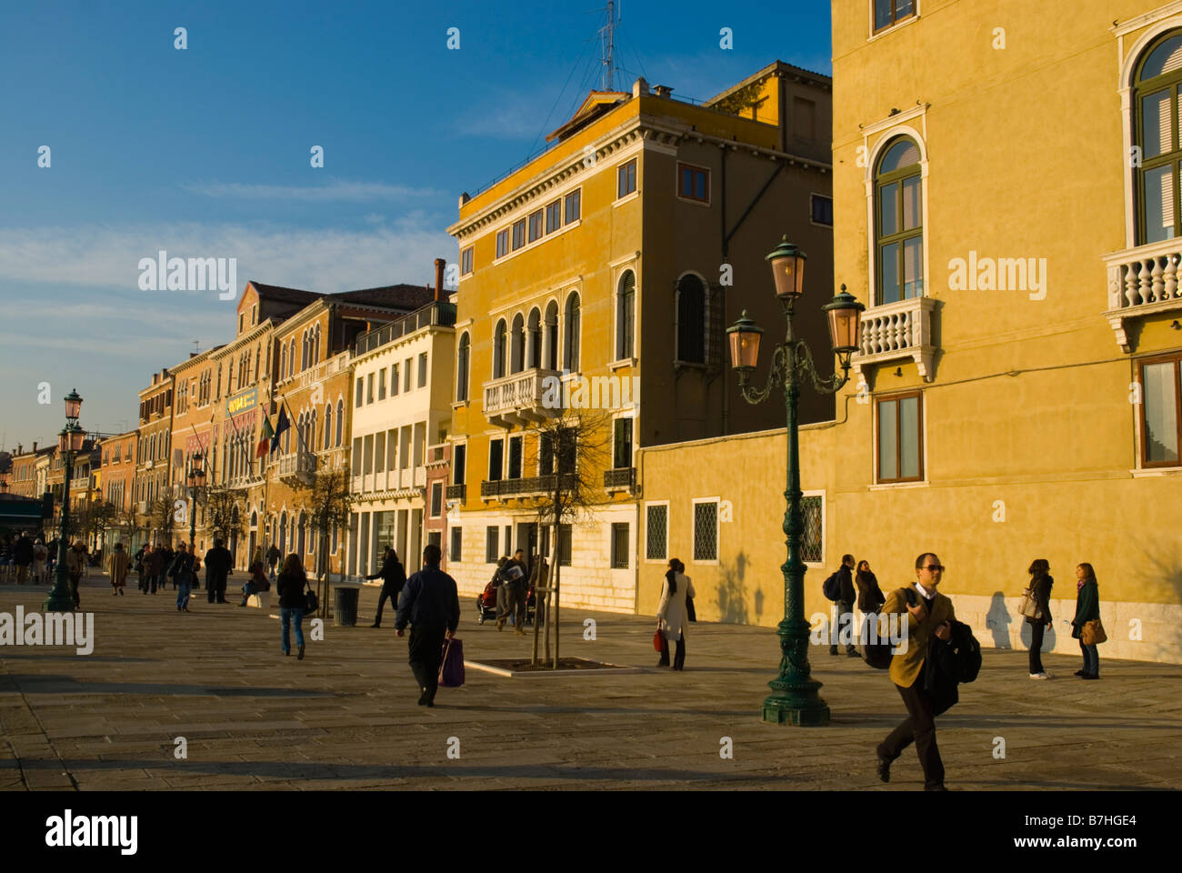 Fondamenta Zattere Allo Spirito Santo seaside boulevard in Dorsoduro ...