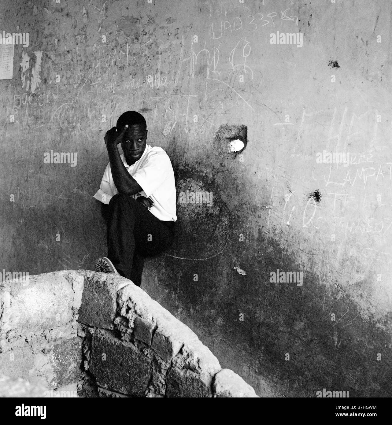 Education contemplation Black and White Stock Photos & Images - Alamy