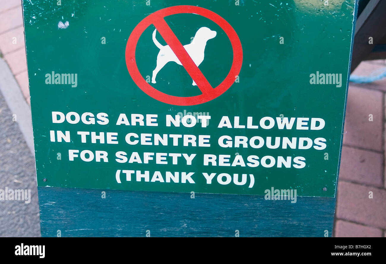 dogs not allowed sign Stock Photo - Alamy