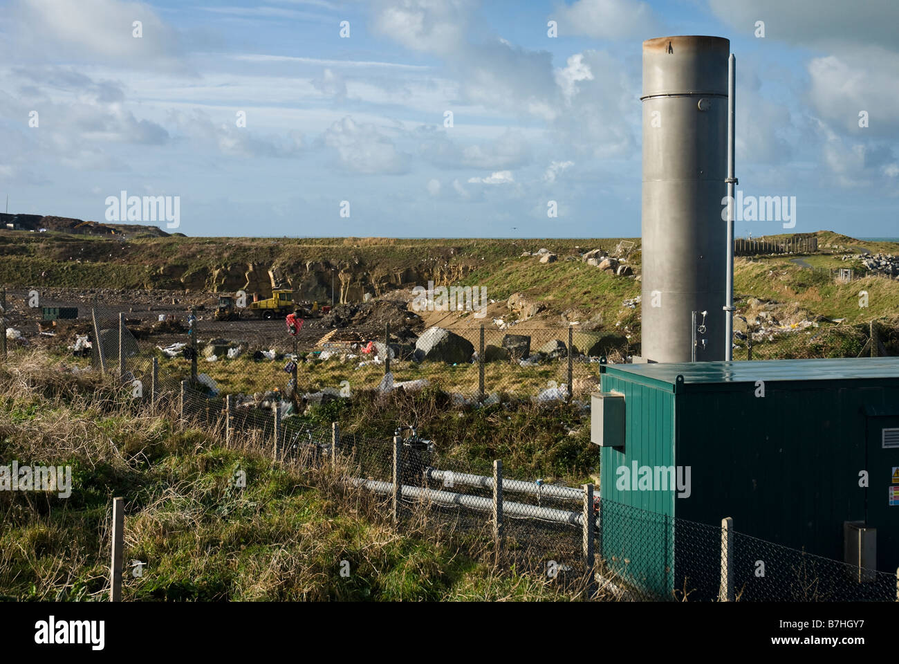 Gas flare stack burning waste hi-res stock photography and images - Alamy