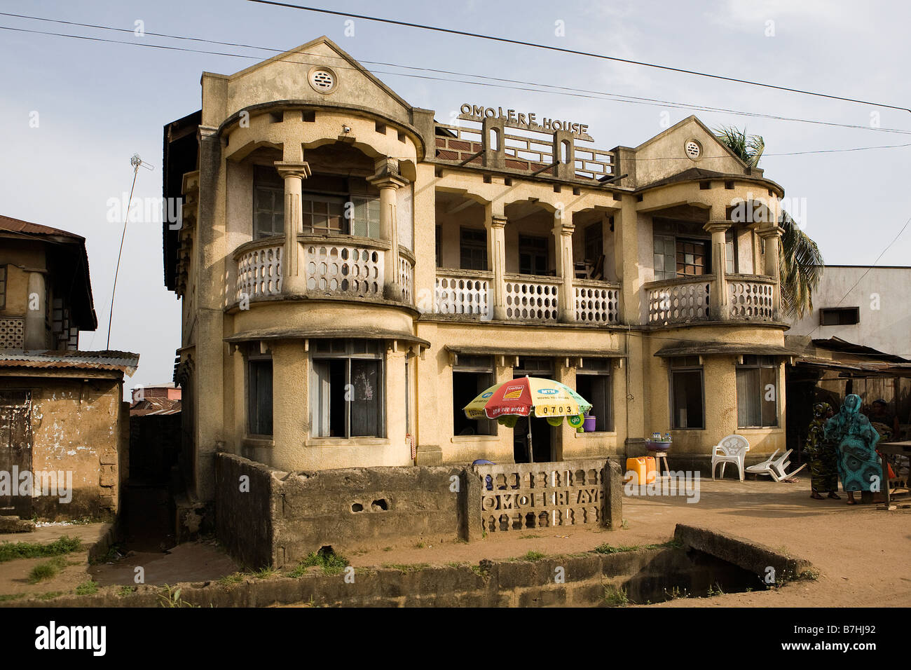 A large elaborate house in Poka that has been allowed to run down and ...