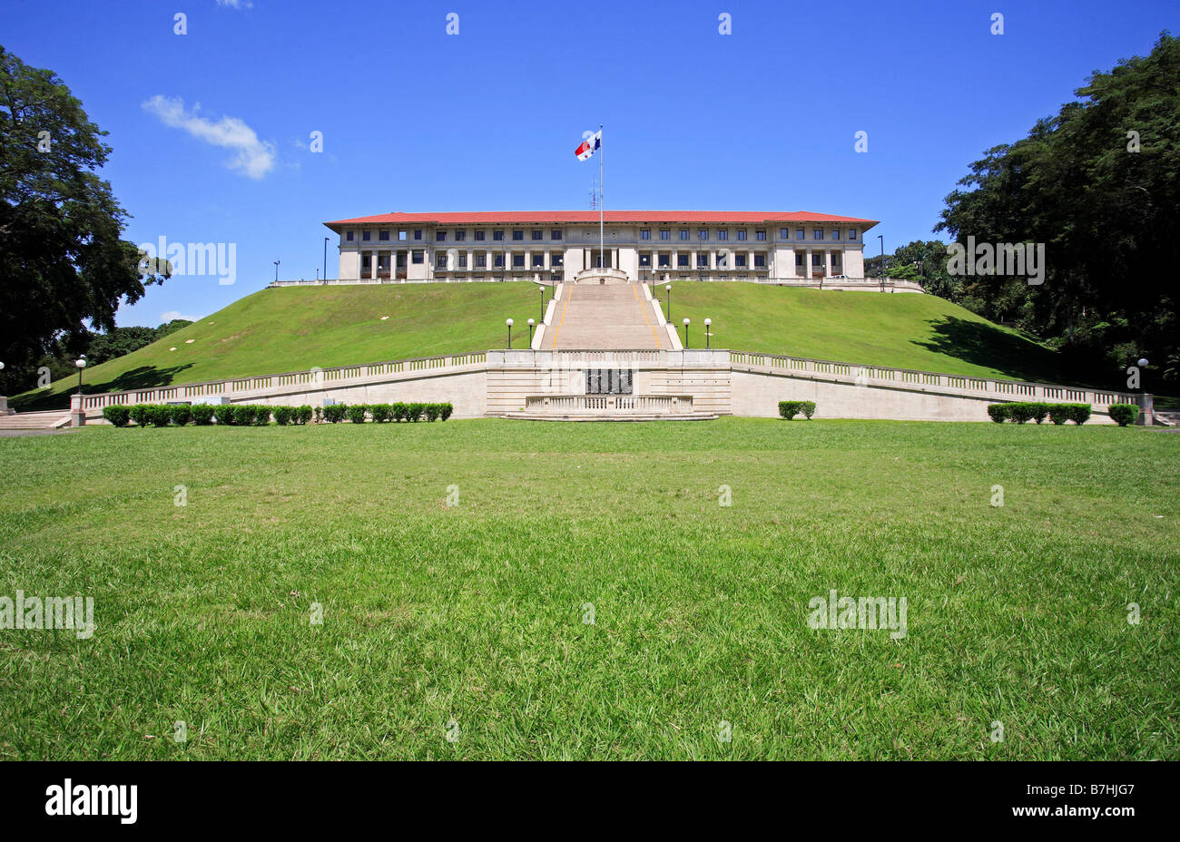 Administration Building of the Panama Canal Stock Photo - Alamy