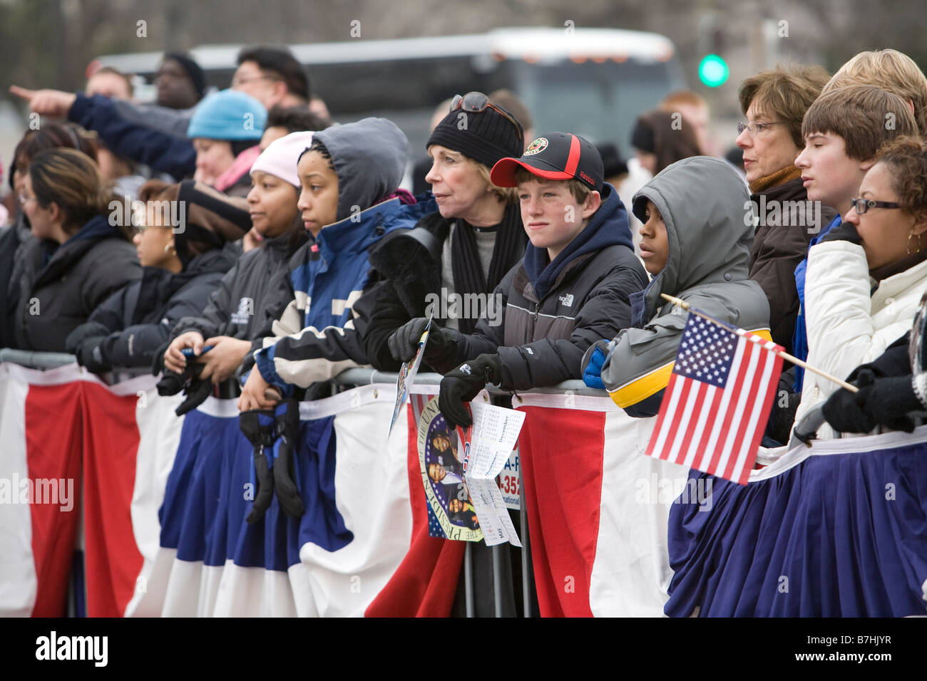 Inauguration crowd hi-res stock photography and images - Alamy