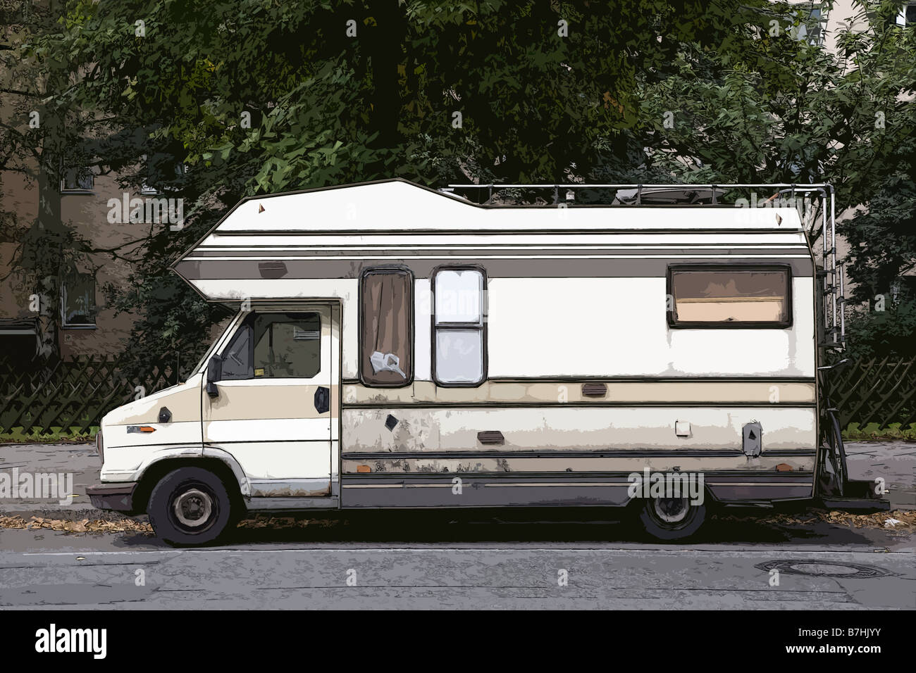 Dirty caravan hi-res stock photography and images - Alamy