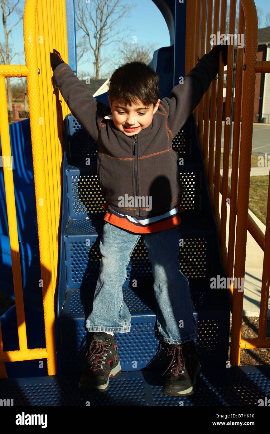Five year old boy playing hi-res stock photography and images - Alamy