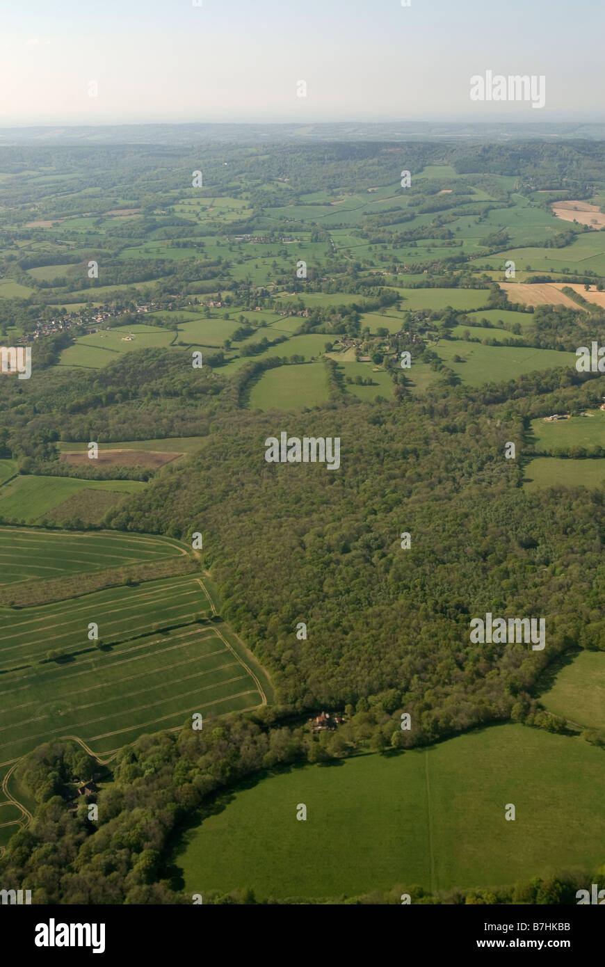Birds eye view england green hi-res stock photography and images - Alamy