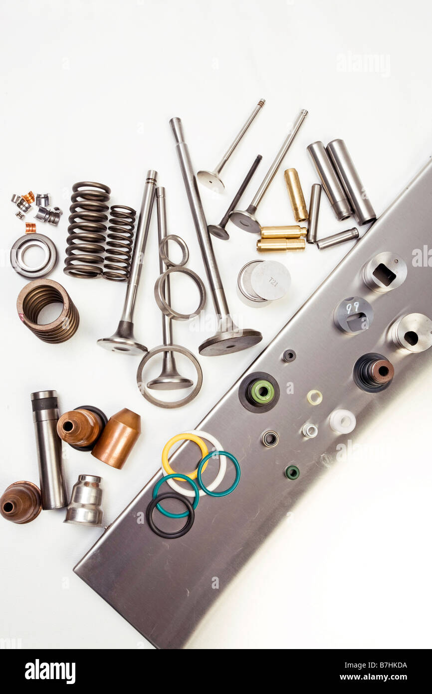 Car motor engine part Stock Photo - Alamy