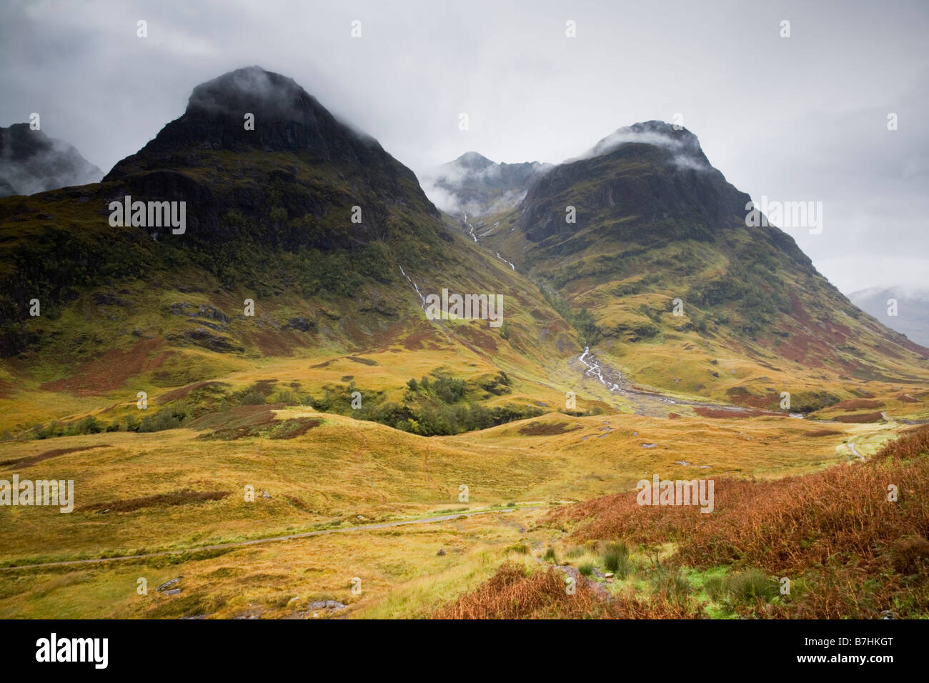A stormy autumn day in Glencoe Scotland Stock Photo - Alamy
