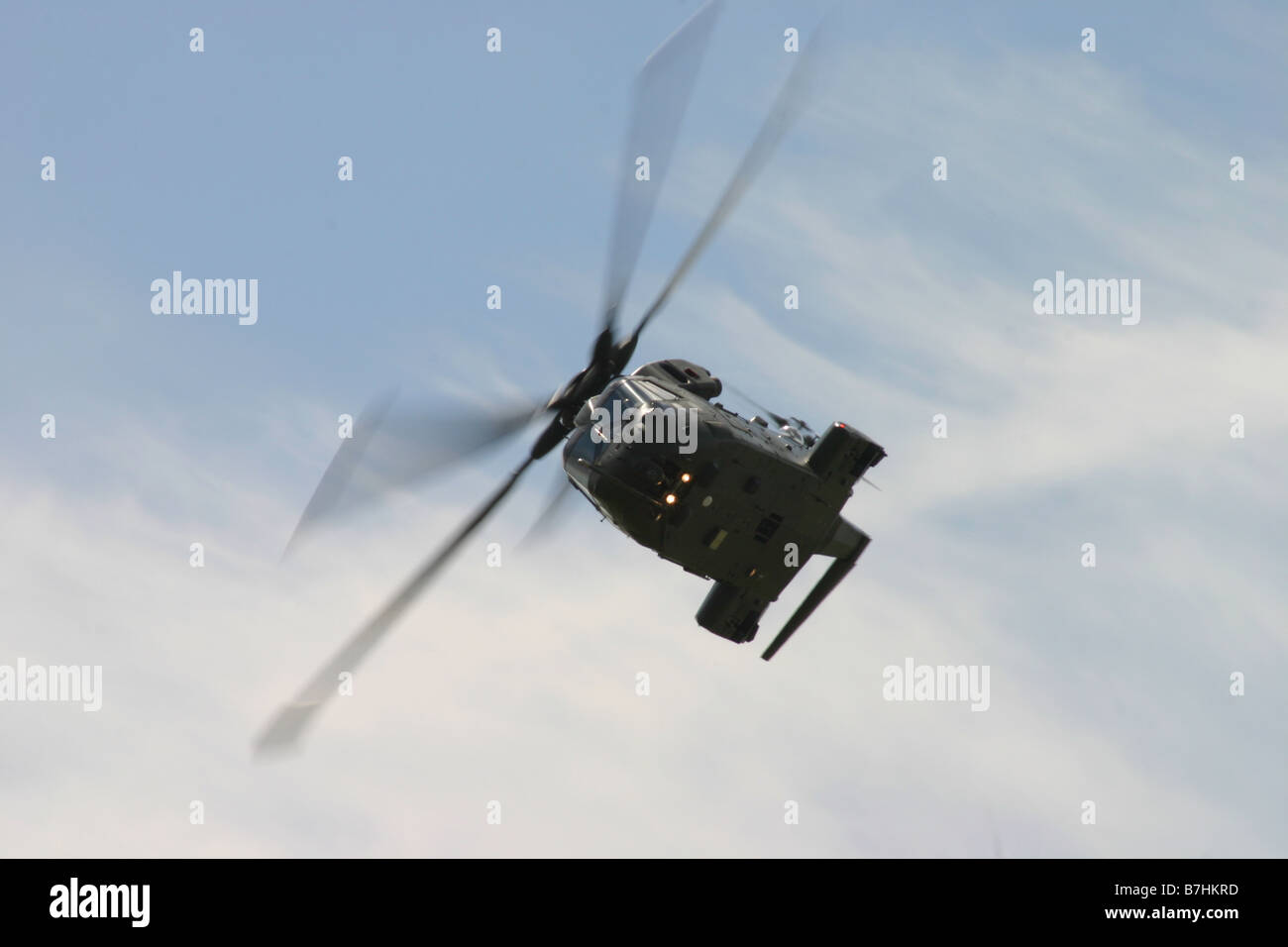 EH101 Merlin Helicopter Stock Photo - Alamy