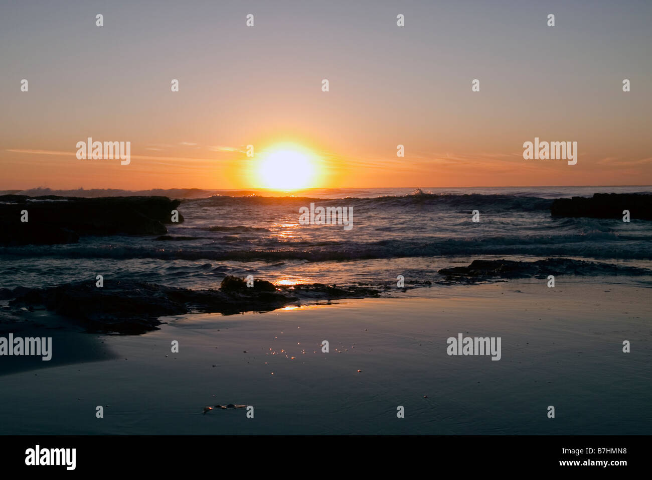 Hot Summer Sunrise Stock Photo - Alamy