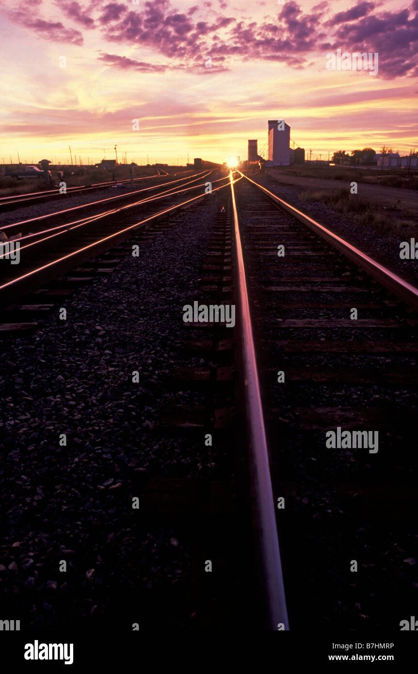 Railway railroad railyard rail yard train tracks industry hi-res stock ...