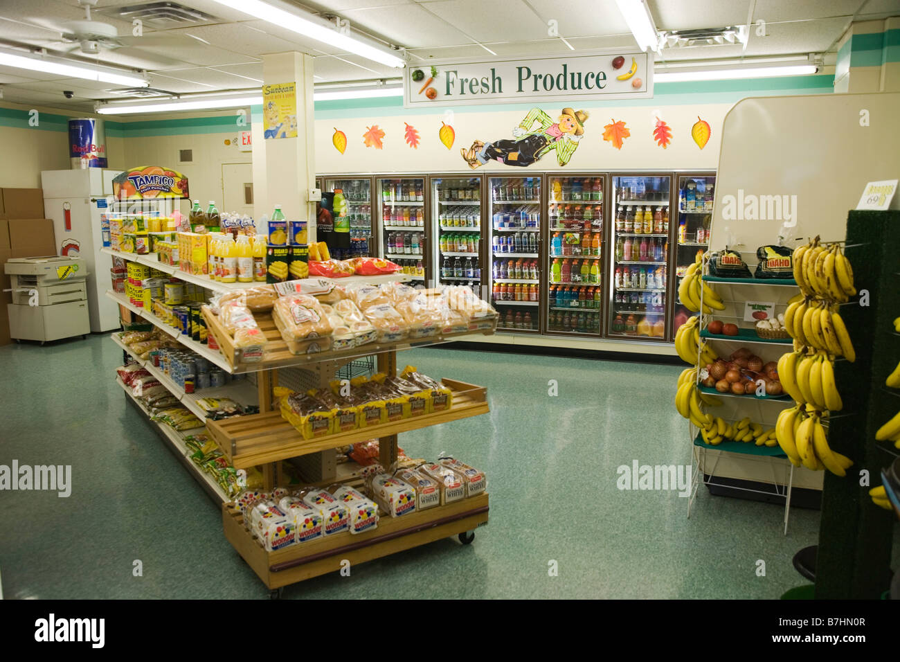 Inside of Convenience Store Boston Massachusetts Stock Photo - Alamy