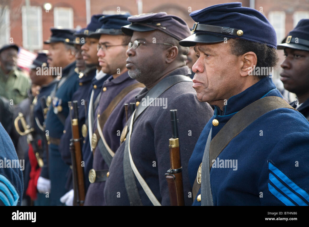 American civil war reenactor uniform hi-res stock photography and ...
