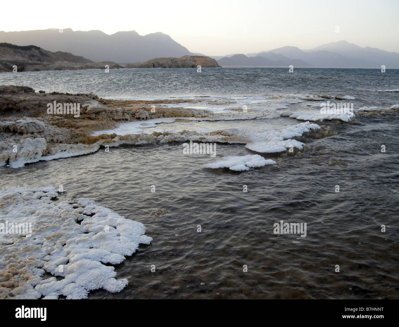 View overlooking Lake Assal, lowest place in Africa and Saltiest Place ...