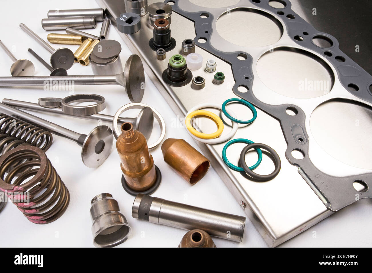 Car motor engine part Stock Photo - Alamy