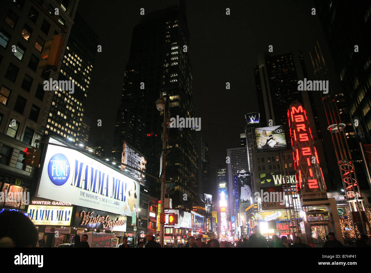 Times Square at night, Manhattan, USA 2009 Stock Photo - Alamy