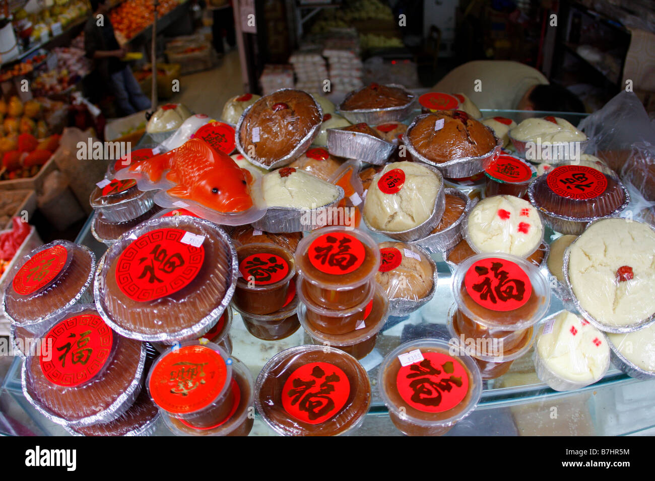 Various traditional Chinese New year cakes Stock Photo - Alamy