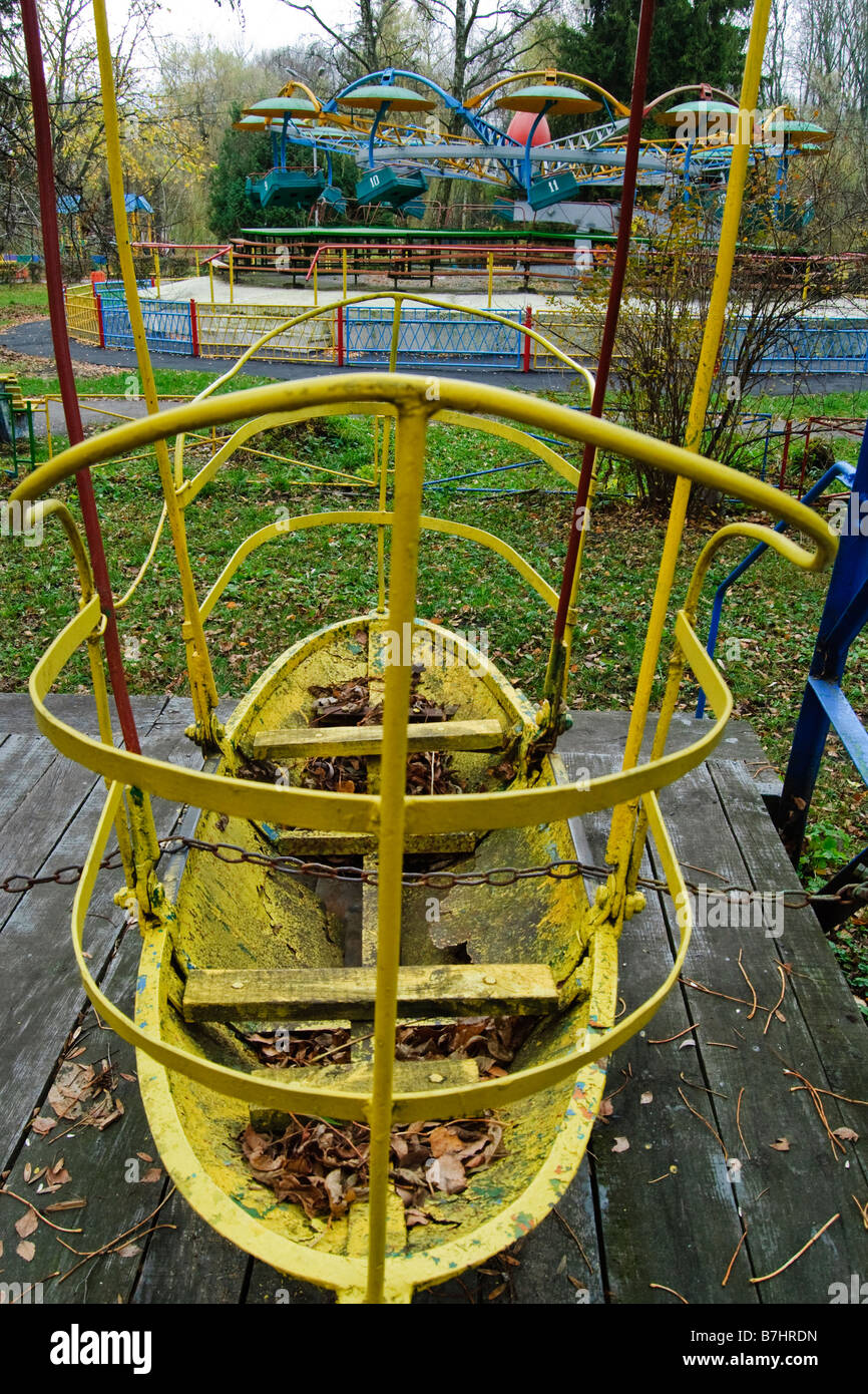 Abandoned merry go round in hi-res stock photography and images - Alamy