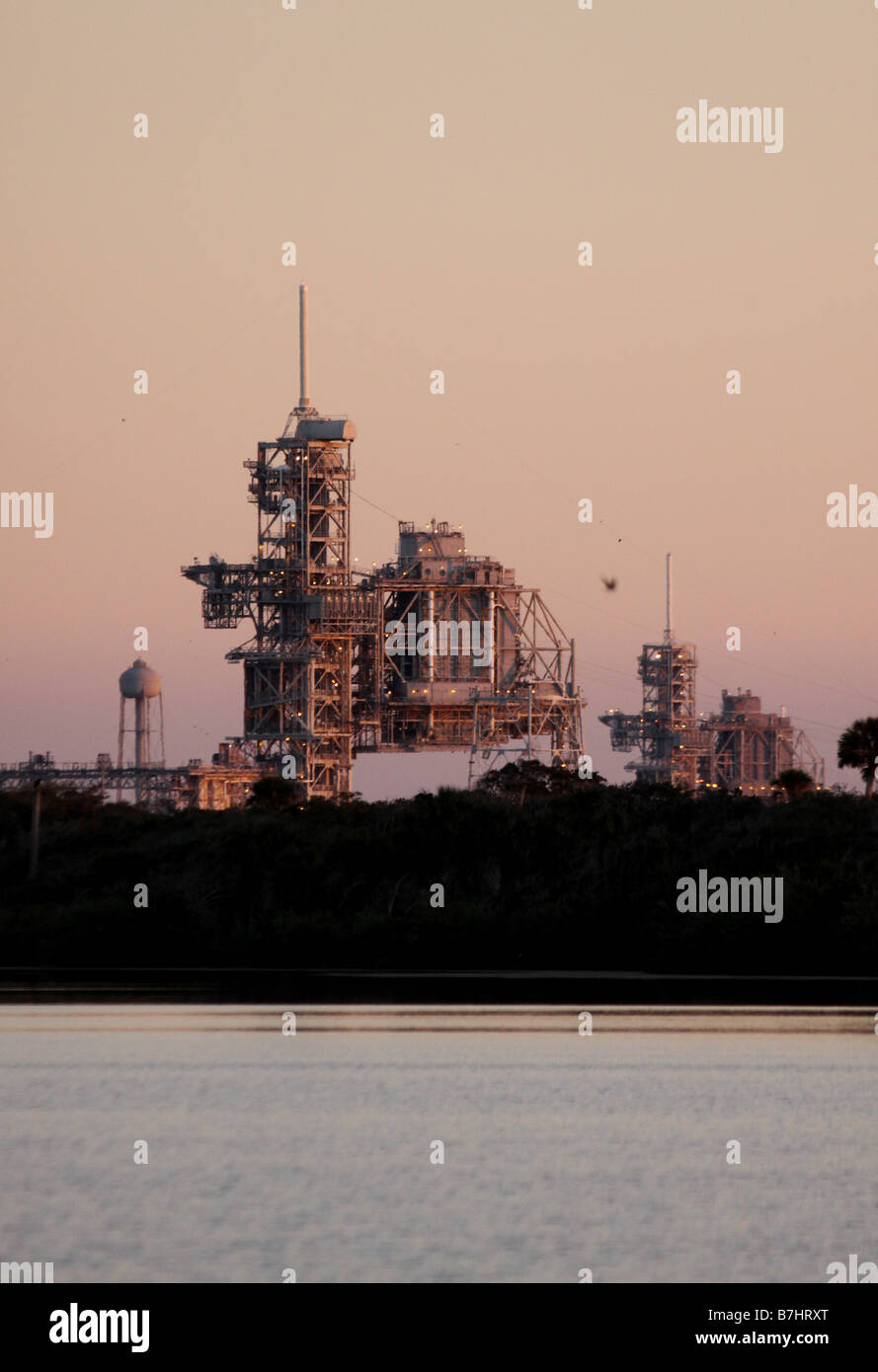 NASA Launch Pad 39B 39a Kennedy Space Center Cape Canaveral Stock Photo ...