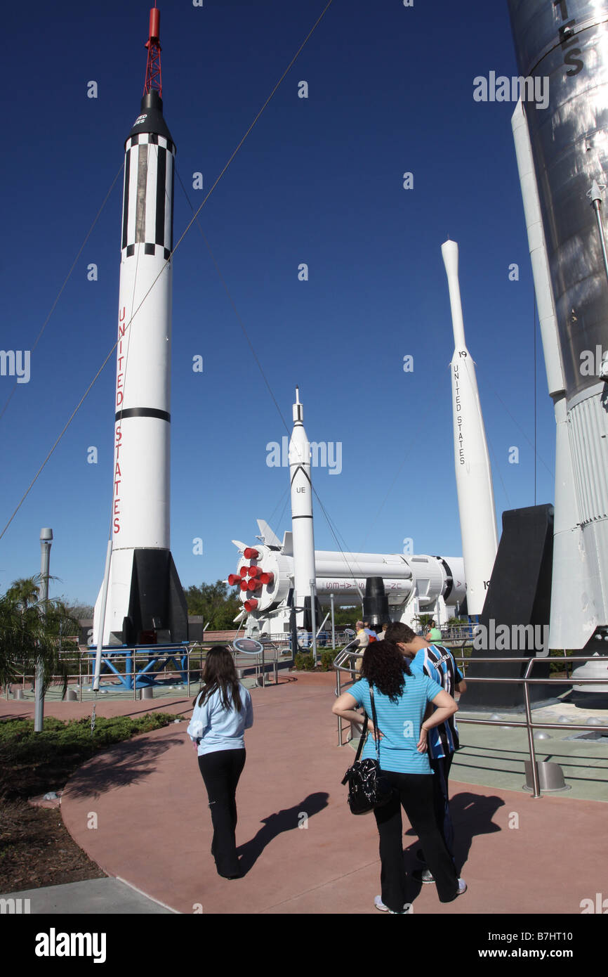 NASA Mercury Atlas Redstone friendship 7 rocket visitor center Kennedy ...