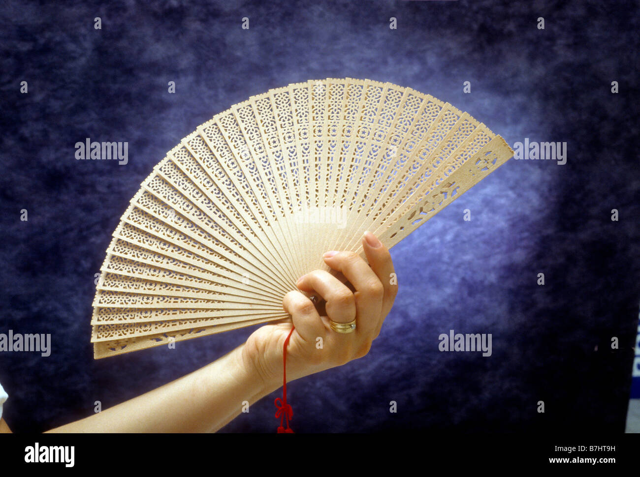 Open hand fan hi-res stock photography and images - Alamy