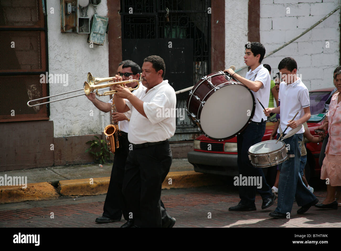 Catholic procession dedicated to Virgin Mary on the Immaculate ...