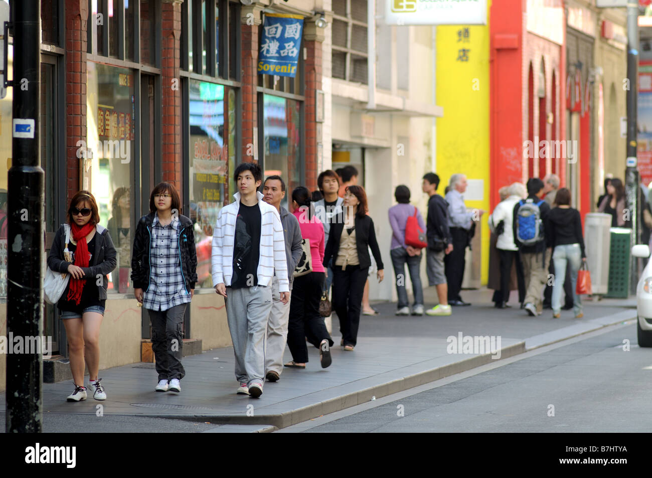 little bourke street, melbourne Stock Photo - Alamy