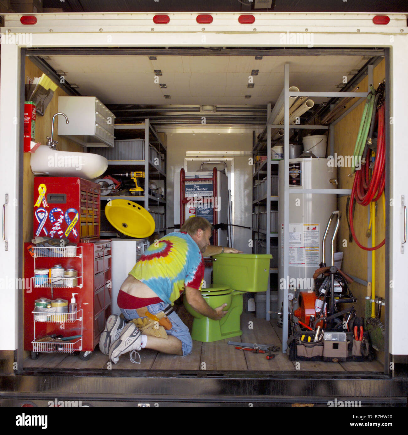 Plumbers crack hi-res stock photography and images - Alamy